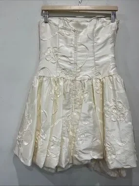 Jessica McClintock | Dresses | Jessica Mcclintock Ecru Strapless ...